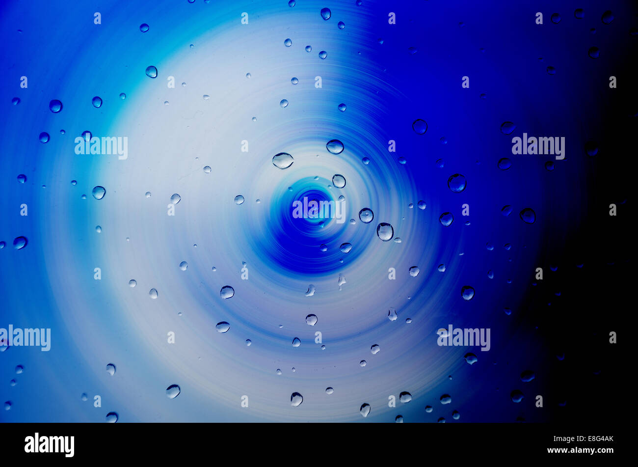 Transparent blue water drop hi-res stock photography and images - Alamy