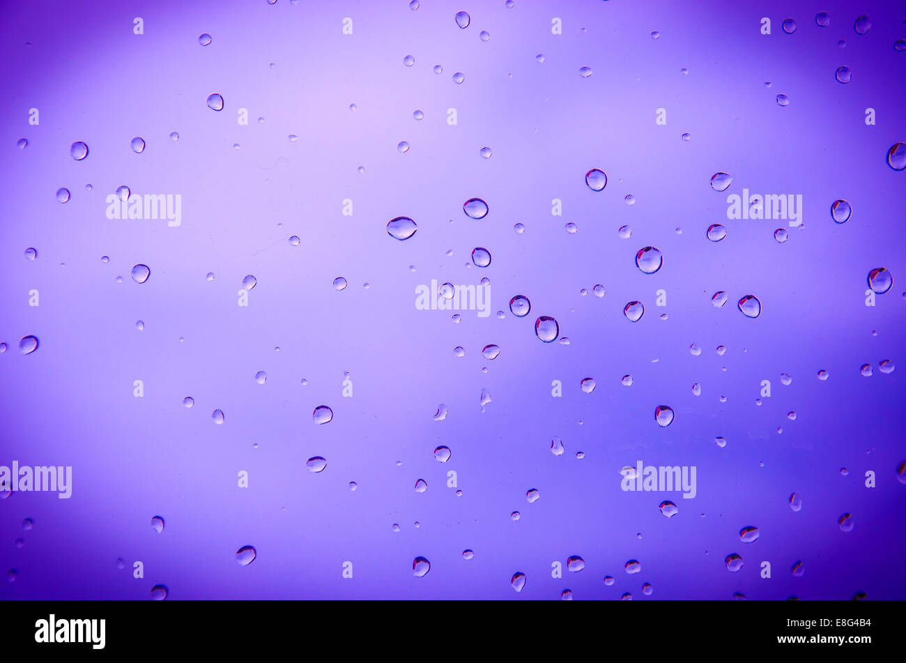 drop water with violet background Stock Photo - Alamy