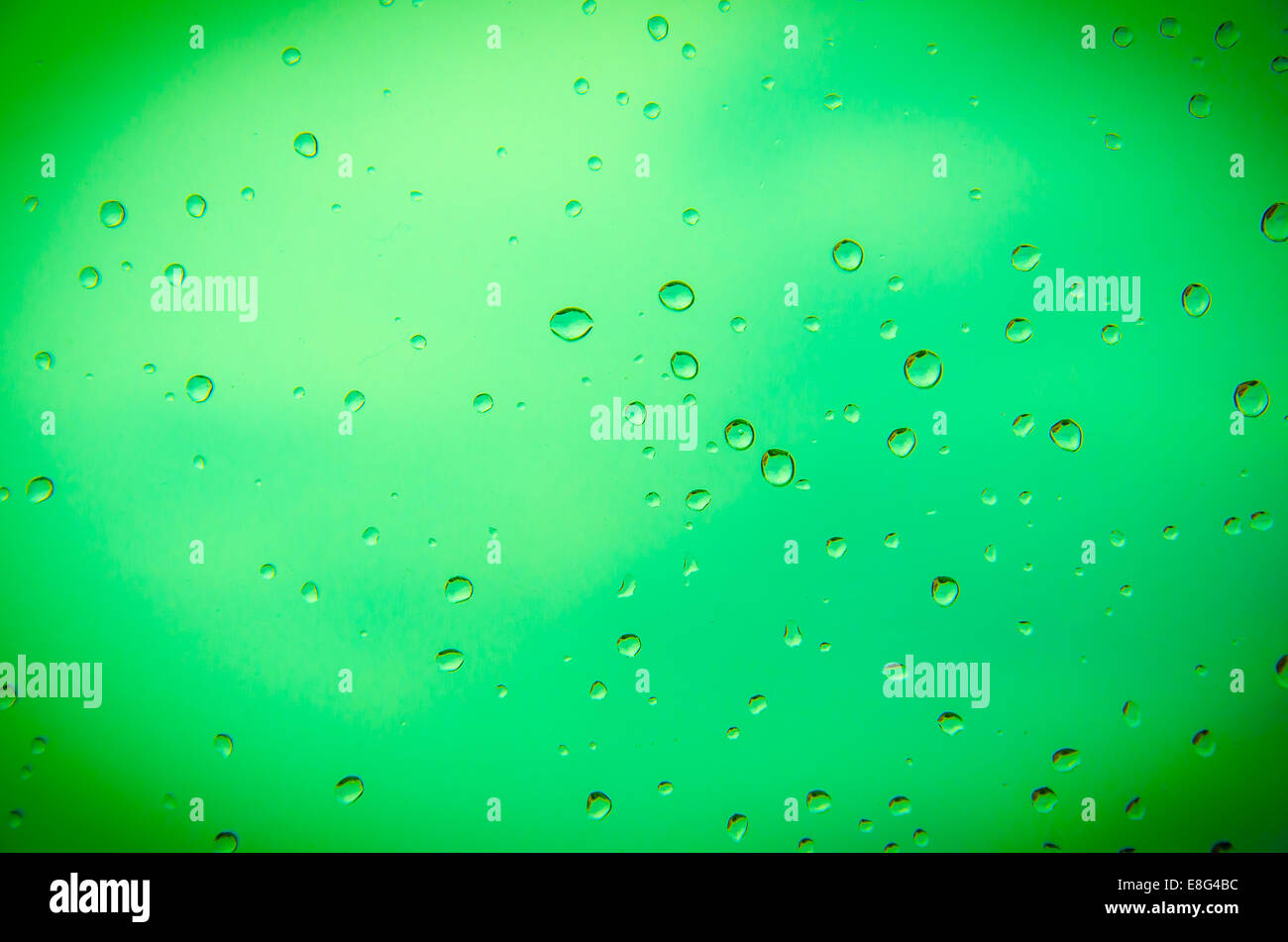 drop water with green background Stock Photo - Alamy
