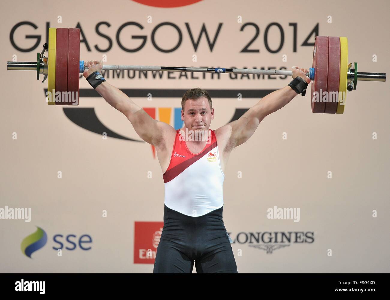 Benjamin Watson (ENG). Mens 105kg. Weightlifting. Glasgow 2014 ...