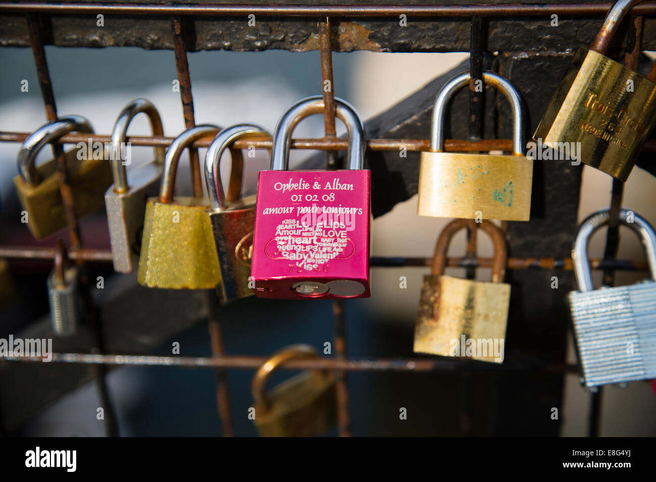 Padlock, Love token, Romance Stock Photo - Alamy