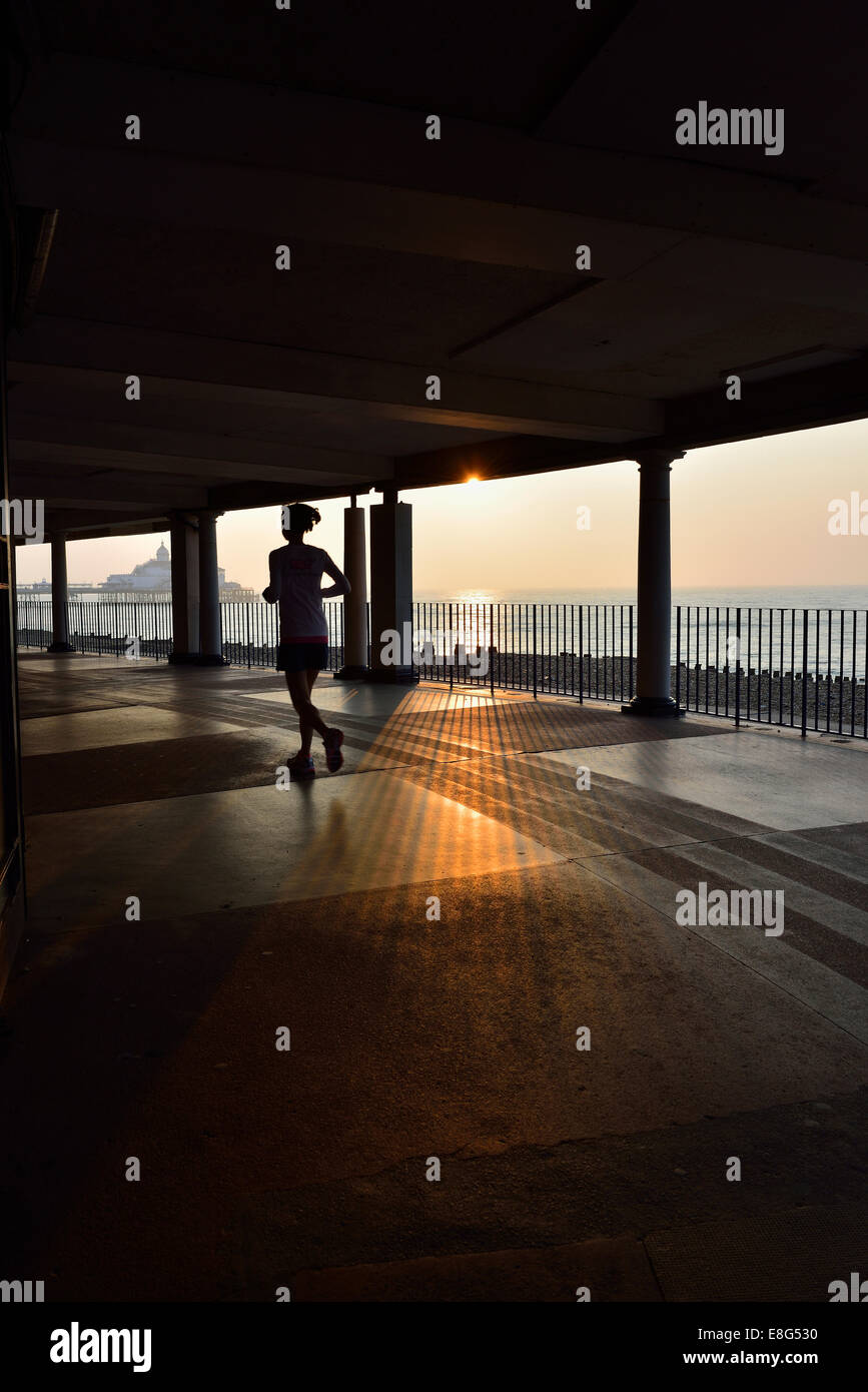 Early morning jogger hi-res stock photography and images - Alamy
