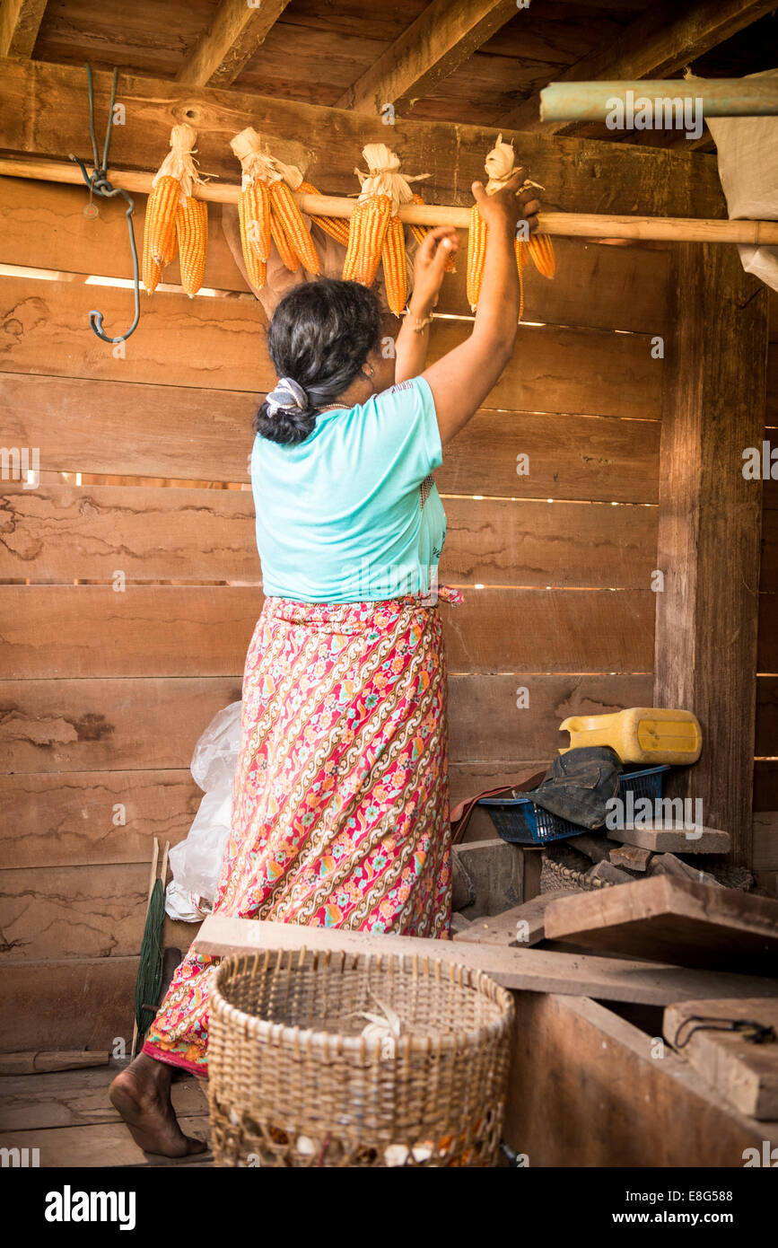 Soppong hill tribe Red Lahu village, Pangmapha, Soppong, Mae Hong Son ...