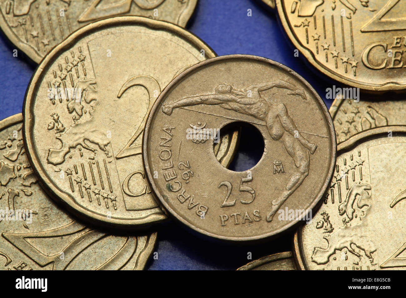 Map of coin spain hi-res stock photography and images - Alamy