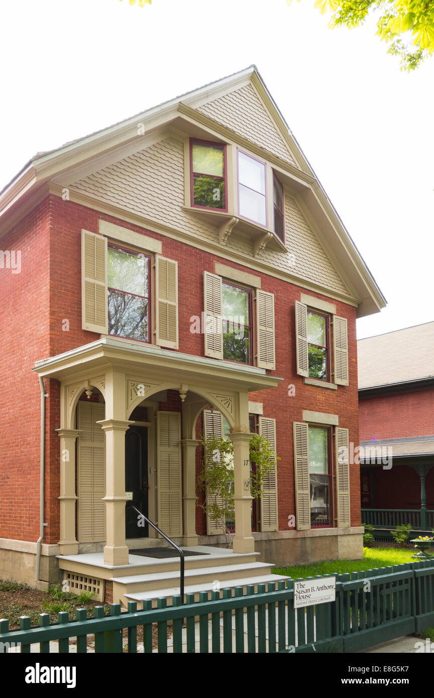 Susan B Anthony museum and house in Rochester NY Stock Photo - Alamy