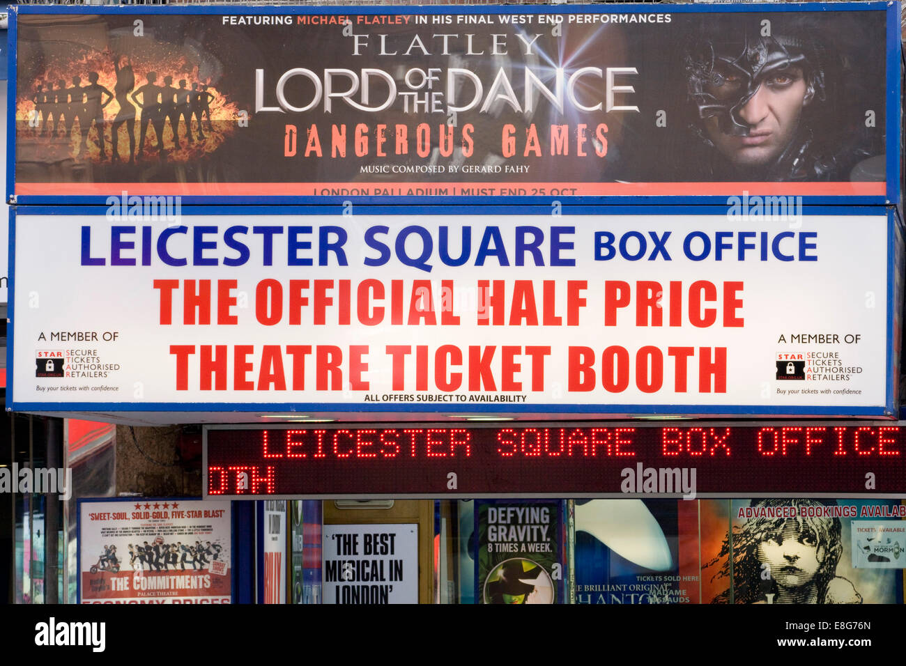 Leicester Square Box Office High Resolution Stock Photography and ...