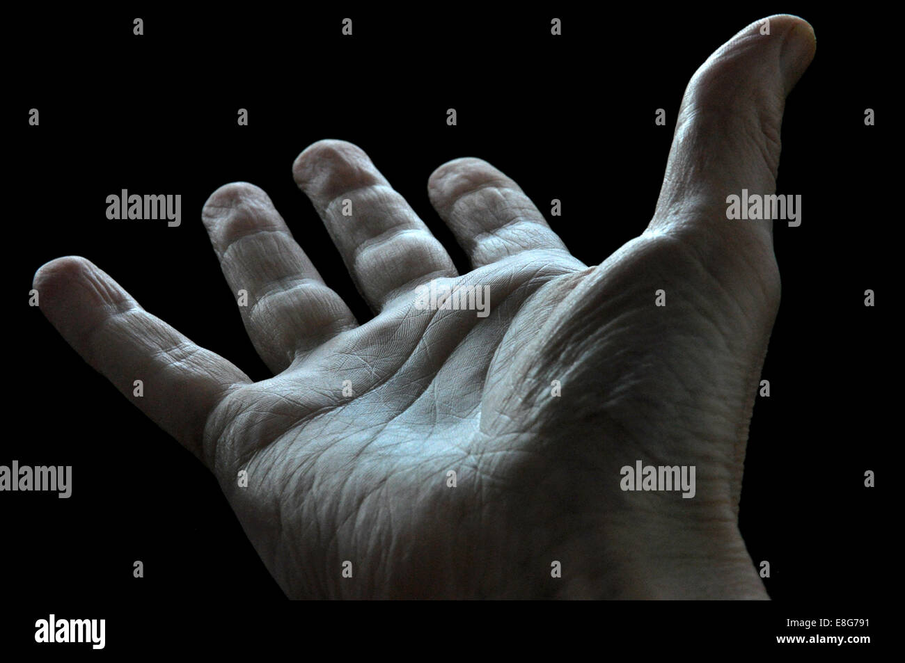Open begging hand hi-res stock photography and images - Alamy