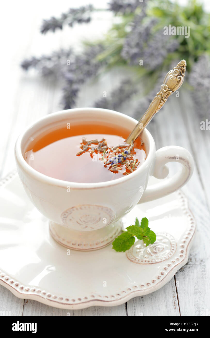 Lavender tea hi-res stock photography and images - Alamy