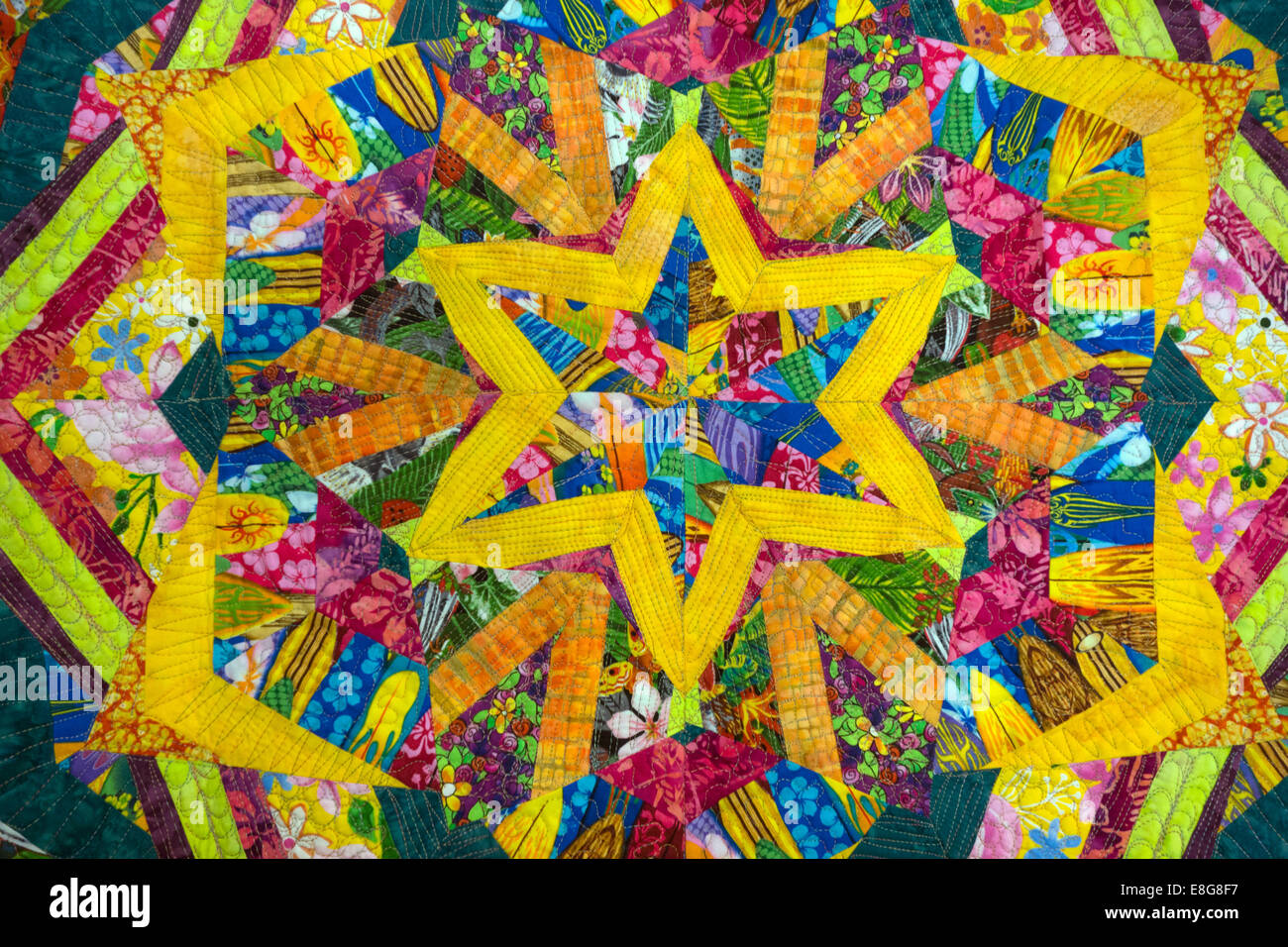 Star quilt pattern hi-res stock photography and images - Alamy