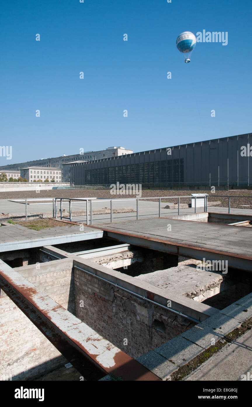 Cellar of complex housing former SS and Gestapo headquarters, now a ...