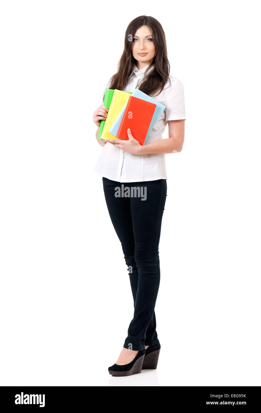 Female college student full body hi-res stock photography and images ...
