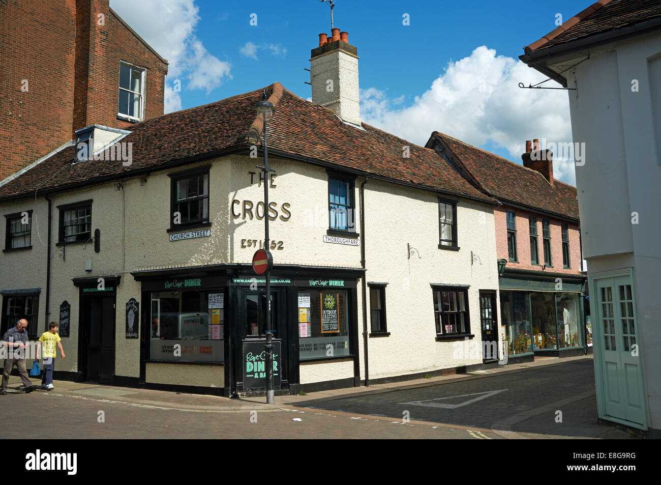 The Cross Corner Woodbridge Suffolk UK Stock Photo - Alamy