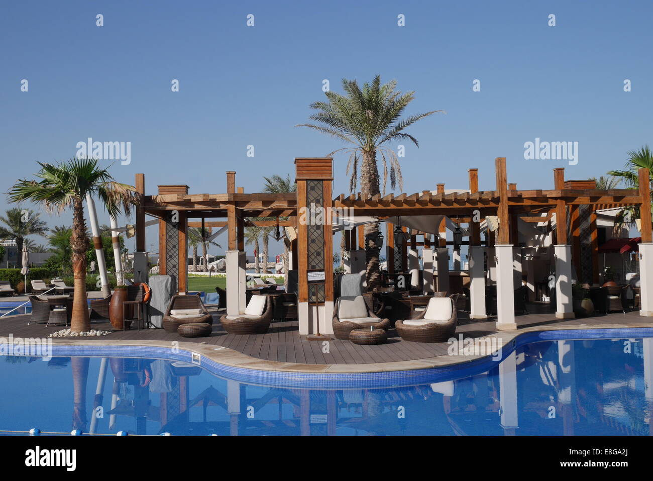 Pool bar and swimming pool at the beach resort of the Hotel Sofitel ...