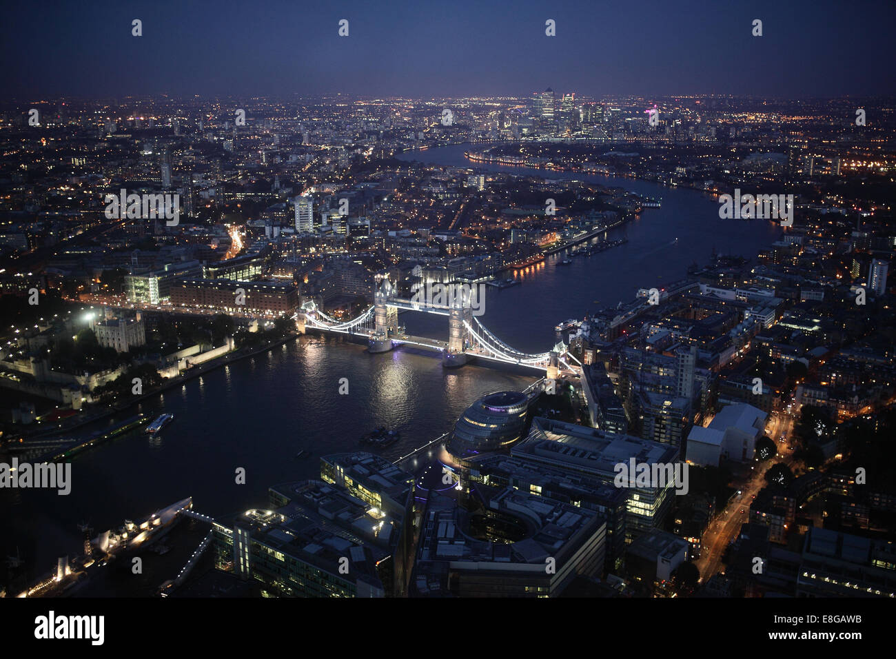 View From The Shard At Night