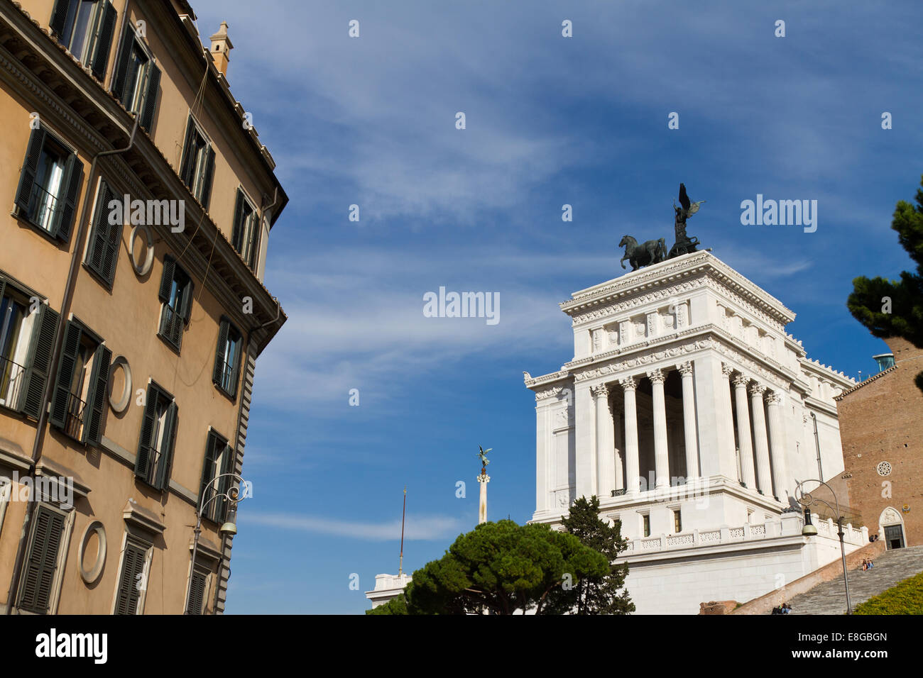 Monument Victor Emmanuel II Rome Italy Stock Photo - Alamy