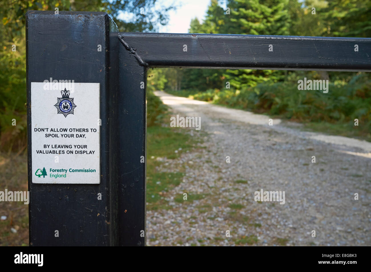 Police sign 'Don't allow others to soil your day, by leaving your ...