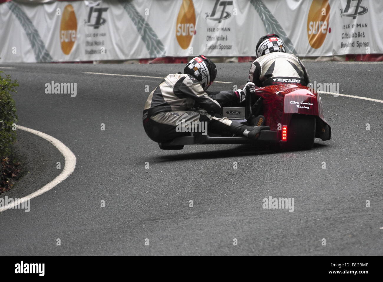 Father and Son pairing Dwight and Noel Beare, lifting a wheel exiting ...