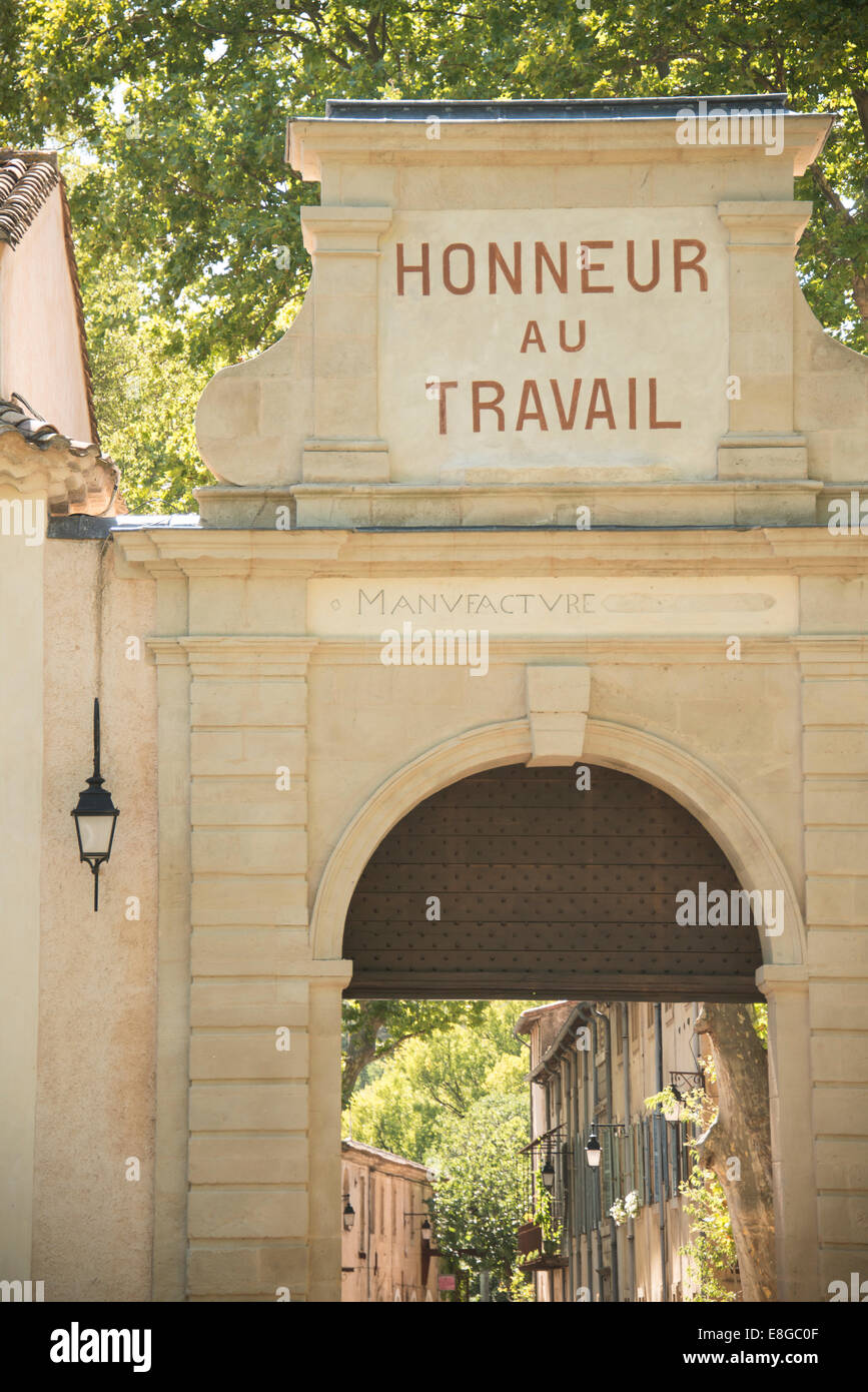 Entrance Gate Slogan High Resolution Stock Photography and Images - Alamy