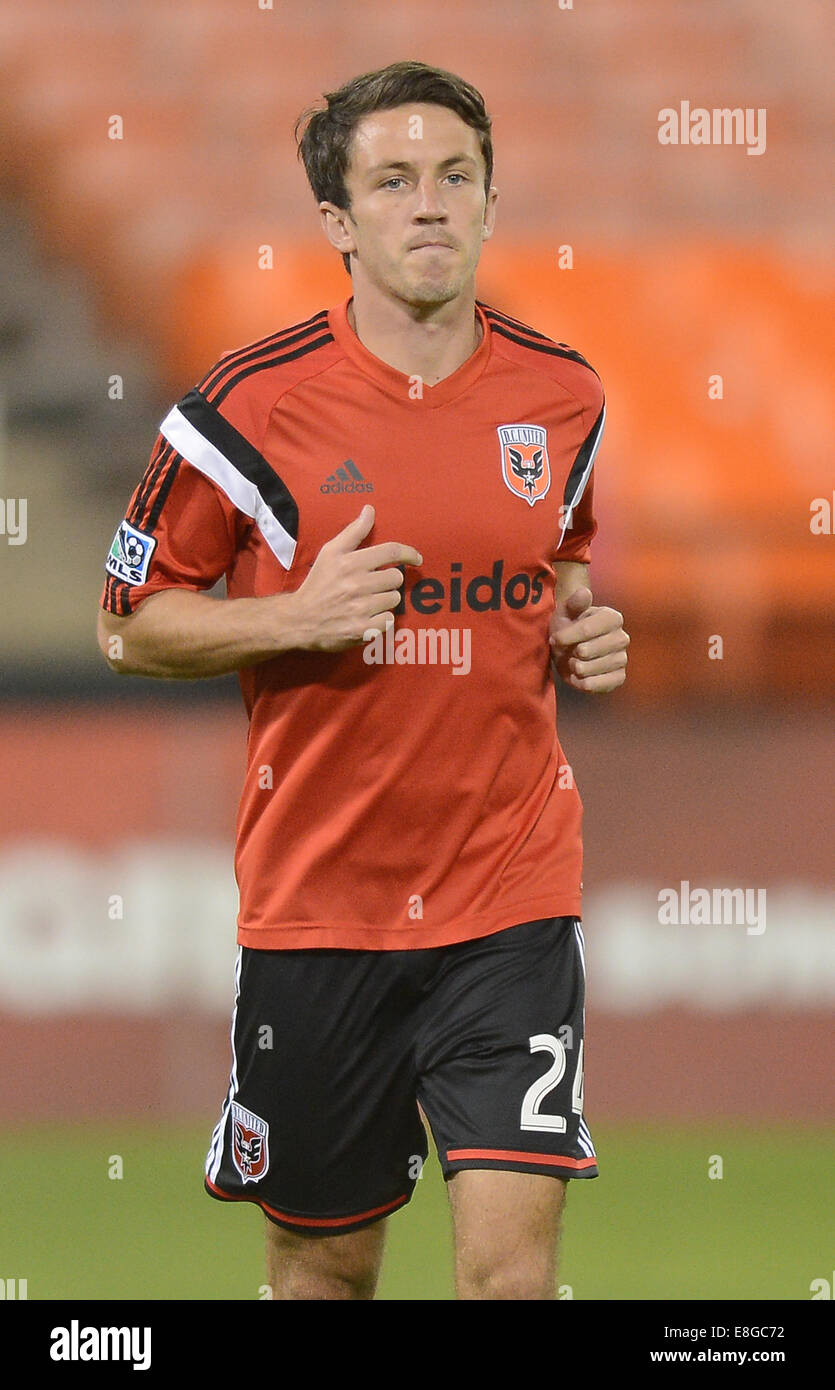 Washington, DC, USA. 3rd Oct, 2014. 20141003 - D.C. United midfielder ...