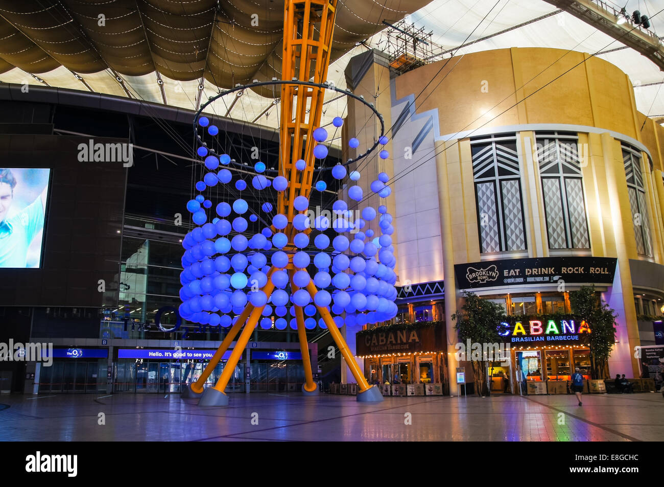 O2 Arena hall, interior, London England United Kingdom UK Stock Photo ...