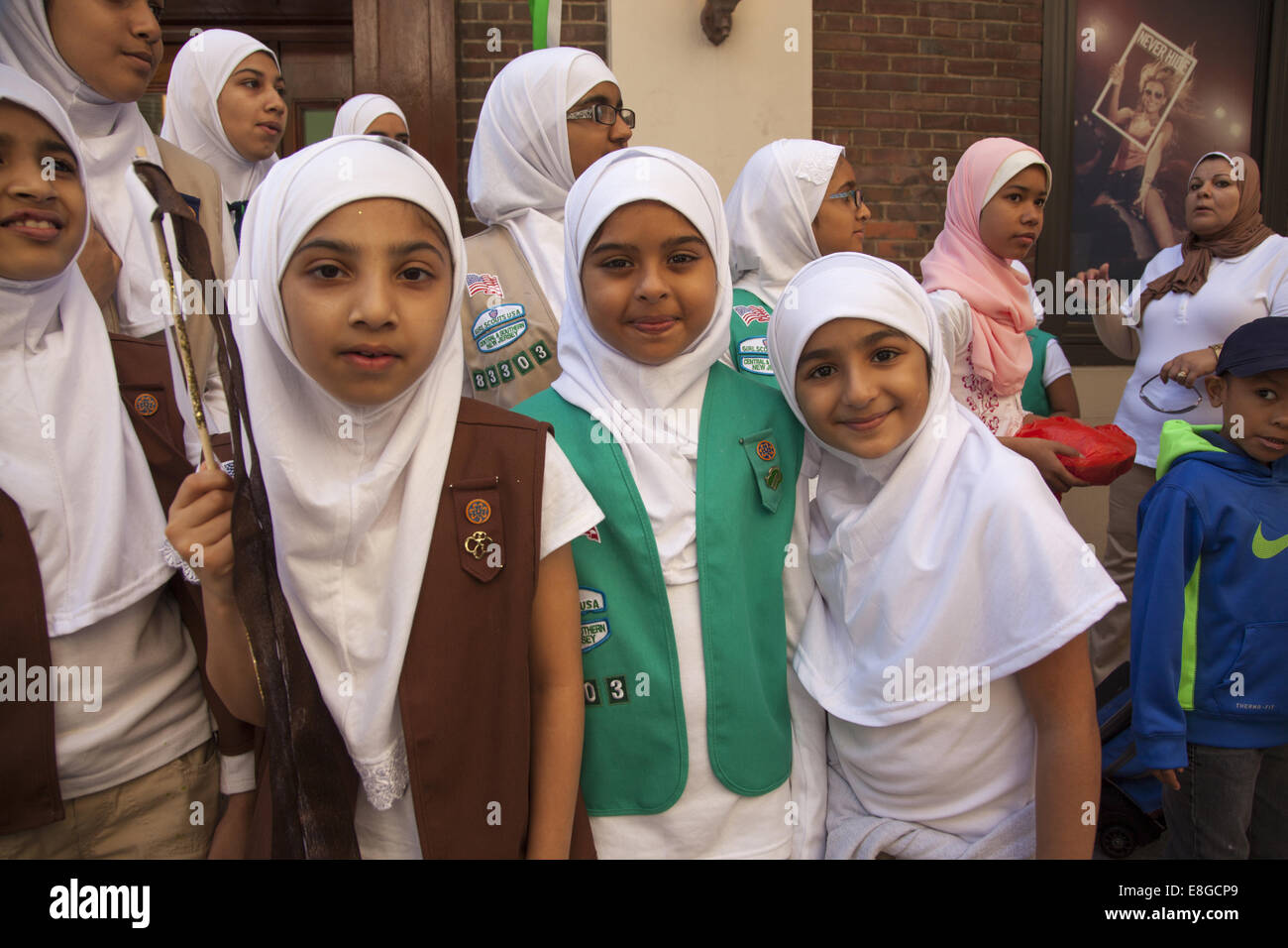 Annual Muslim Day Parade on Madison Avenue, New York City Stock Photo ...