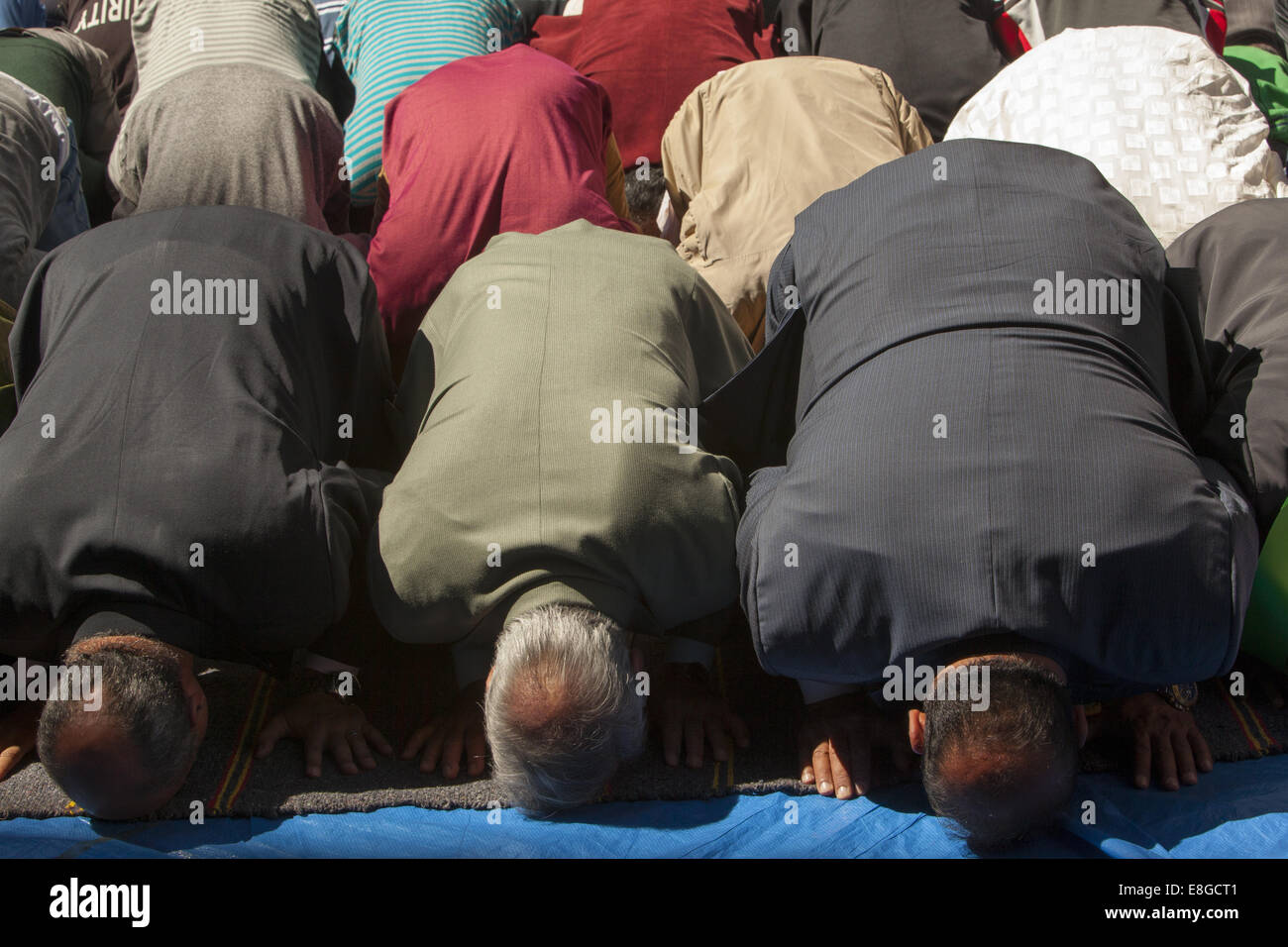 Annual Muslim Day Parade on Madison Avenue, New York City Stock Photo ...