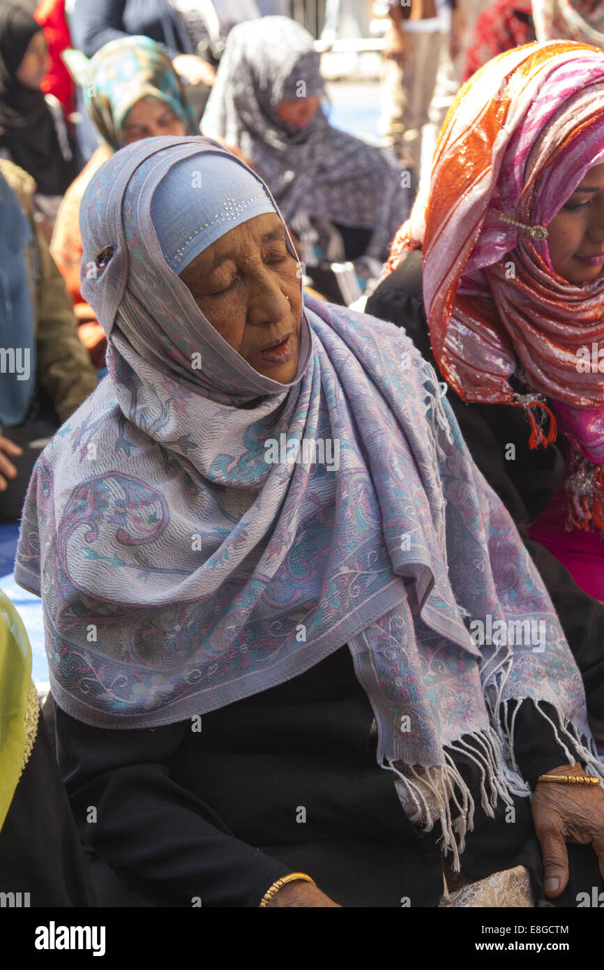 Annual Muslim Day Parade on Madison Avenue, New York City Stock Photo ...