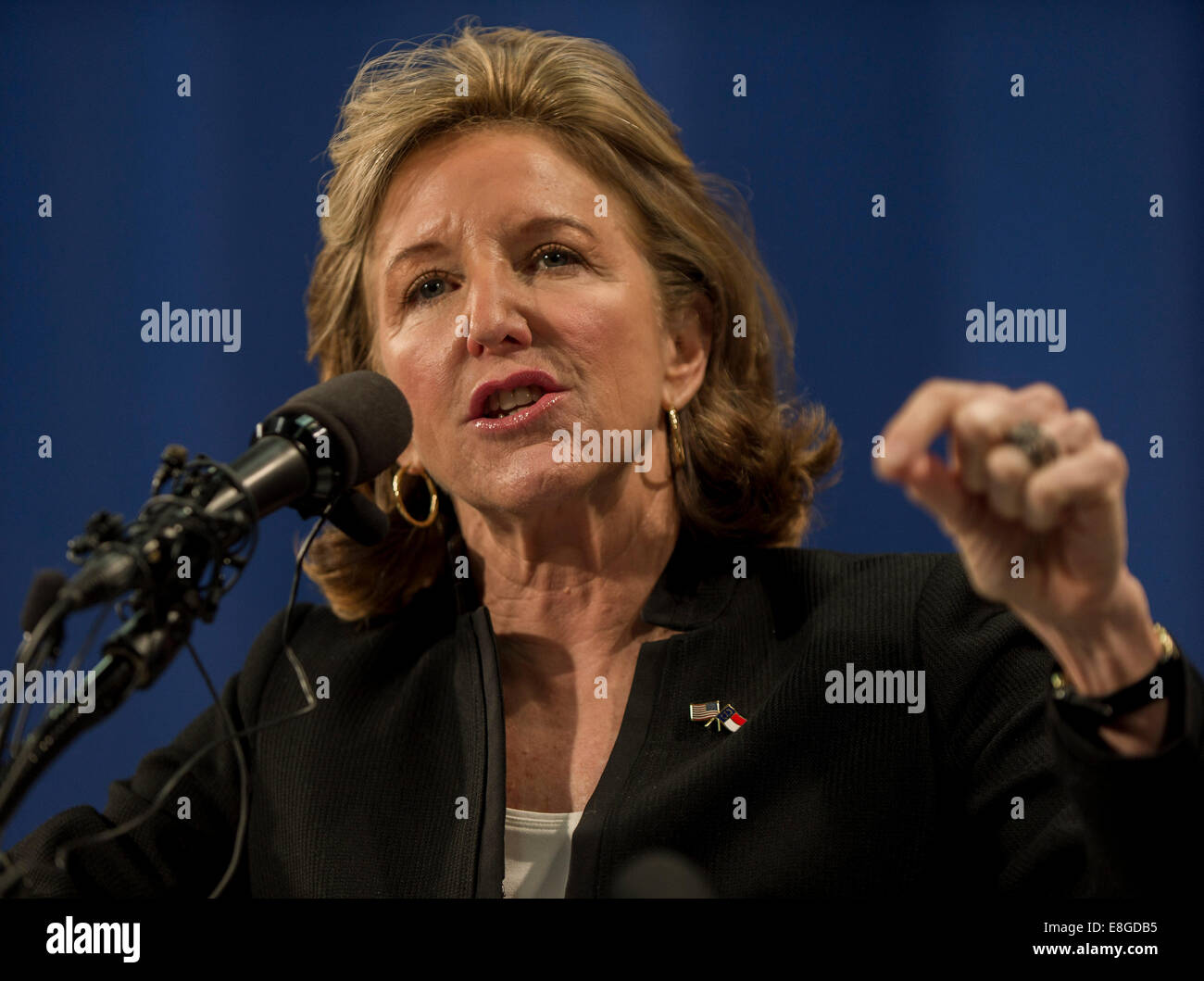 Durham, North Carolina, USA. 07th Oct, 2014. North Carolina Senator KAY ...