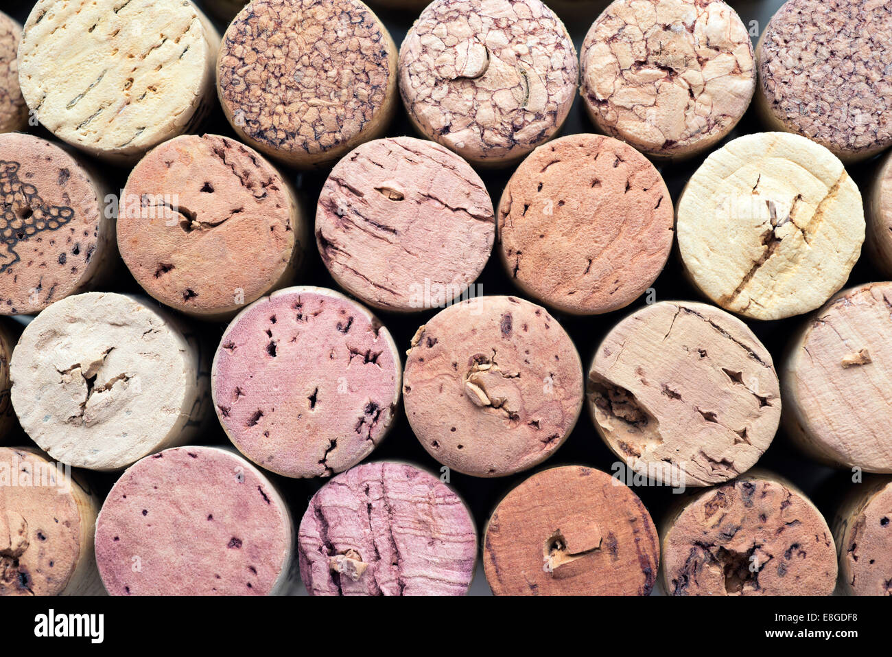 stack of many different wine corks Stock Photo - Alamy