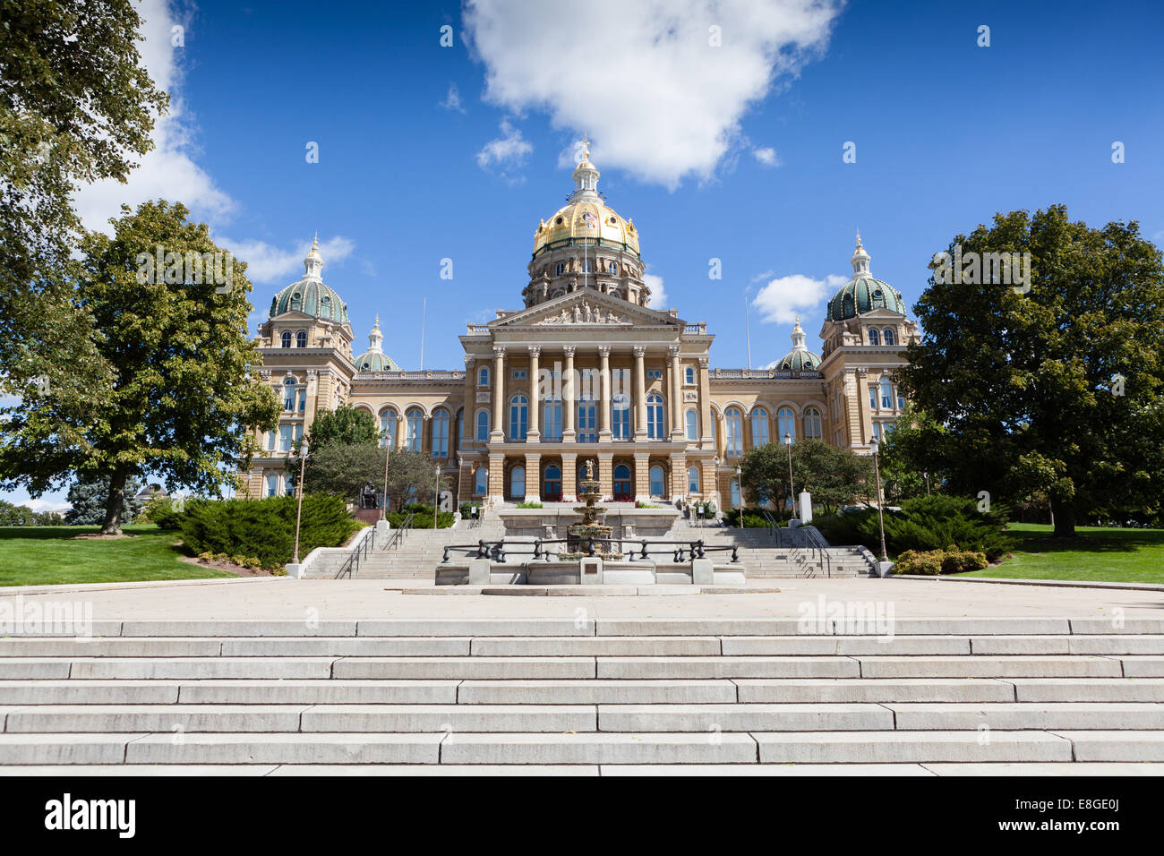 Iowa State Capitol Building, Des Moines Stock Photo - Alamy