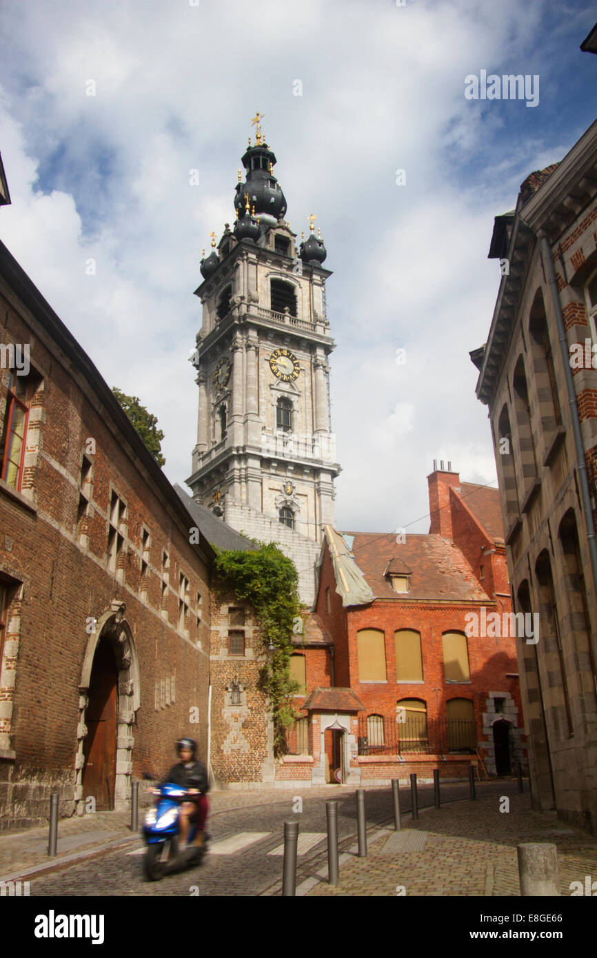 Beffroi Tower , Unesco World Heritage, Mons, Belgium Stock Photo - Alamy