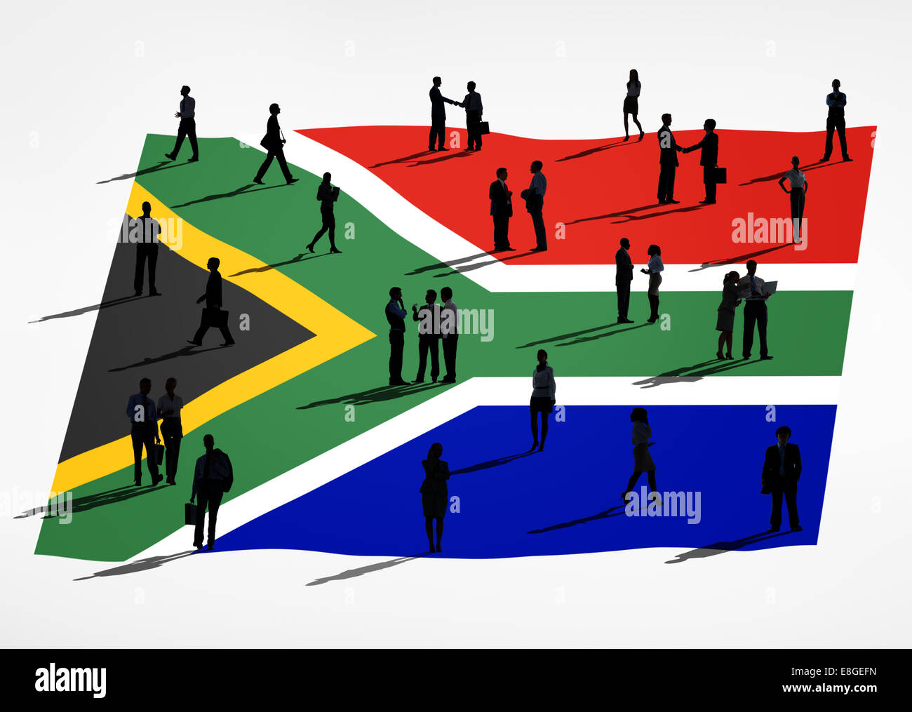 Map south africa national flag hi-res stock photography and images - Alamy
