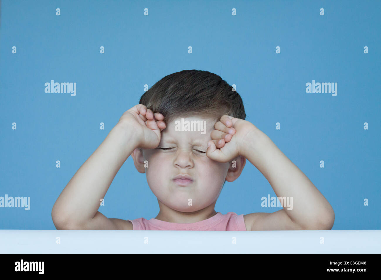 Blue Sad Crying Face