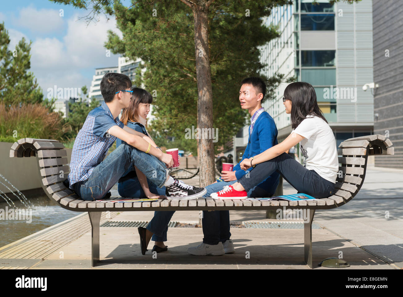 International Chinese University students Stock Photo - Alamy