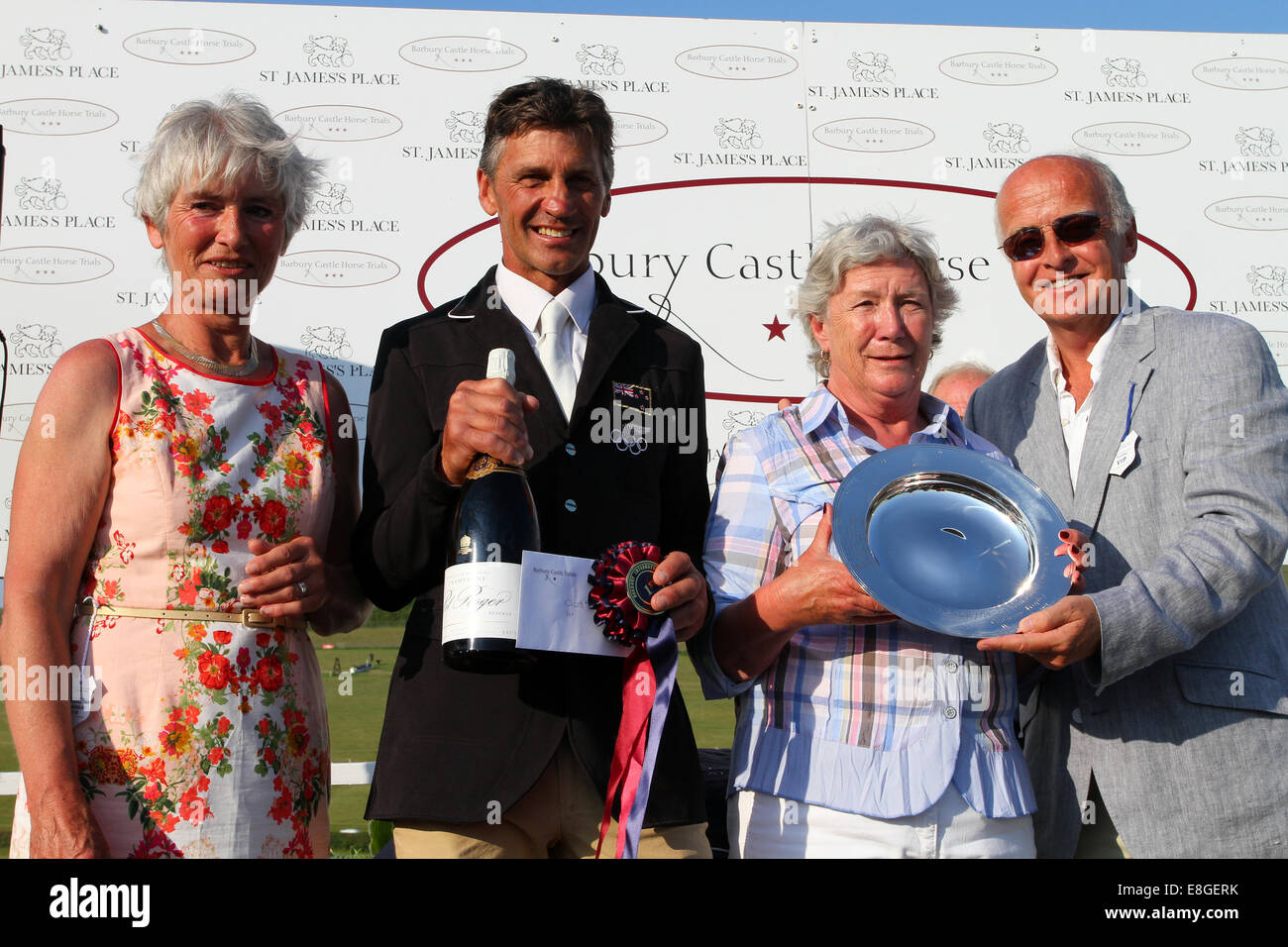 Andrew Nicholson wins at Barbury Castle Horse Trials 2013 Stock Photo ...