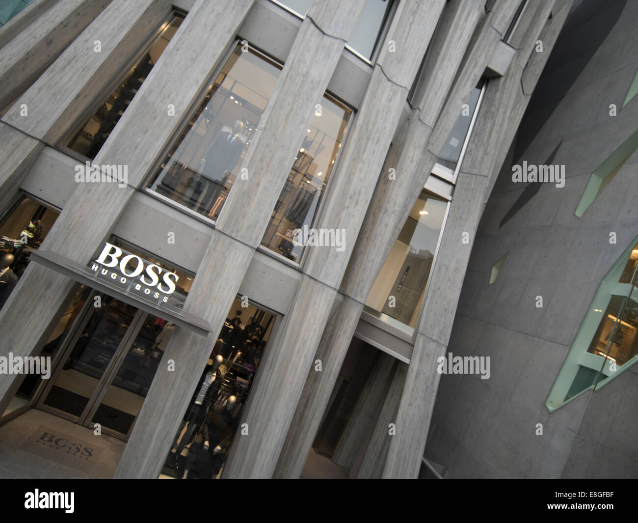 HUGO BOSS store in building DESIGNED BY JAPANESE ARCHITECT NORIHIKO DAN ...