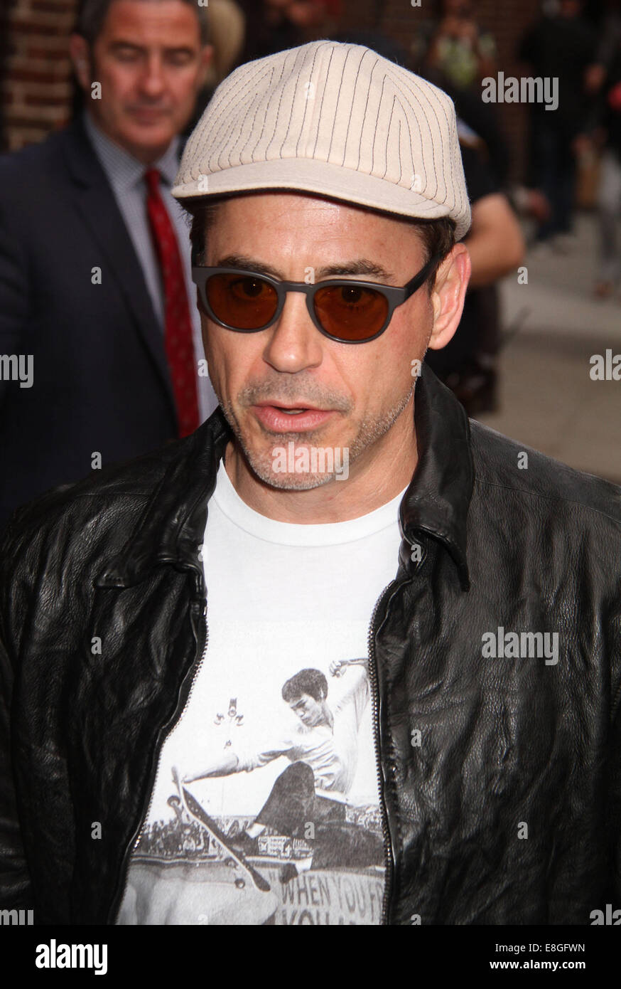 New York, USA. 7th Oct, 2014. Actor ROBERT DOWNEY JR. arrives for his ...