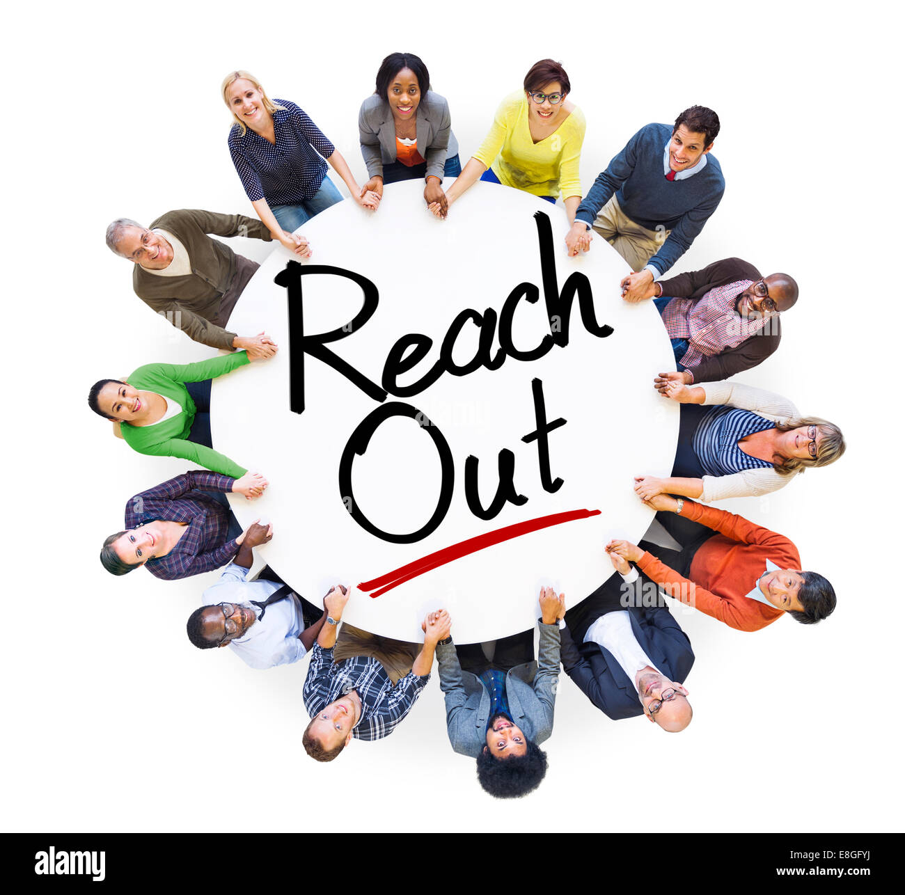 Black men holding hands circle Cut Out Stock Images & Pictures - Alamy