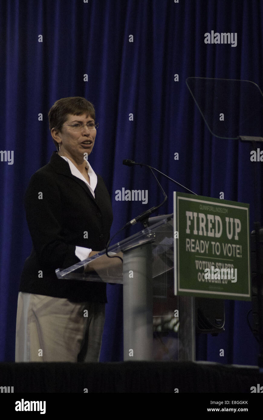 Chicago, IL, USA. 7th Oct, 2014. Sheila Simon, Lt. Governor of Illinois ...