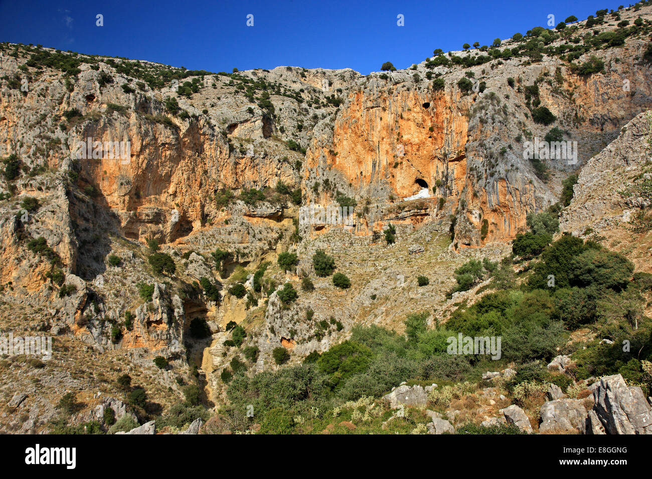 Approaching the "cavemoastery" of Agios Nikolaos Kremastos (probably ...