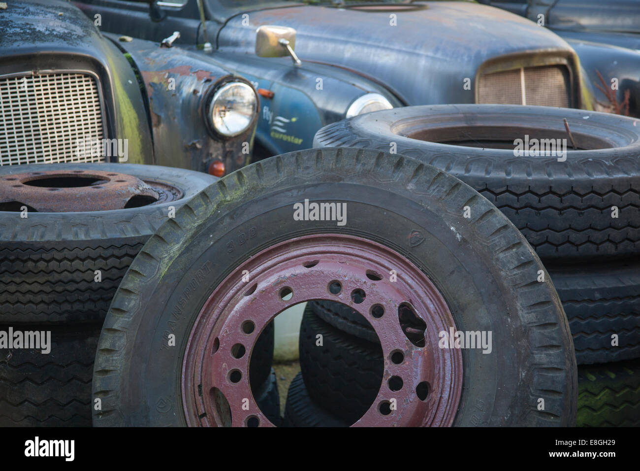 Dumped taxi hi-res stock photography and images - Alamy