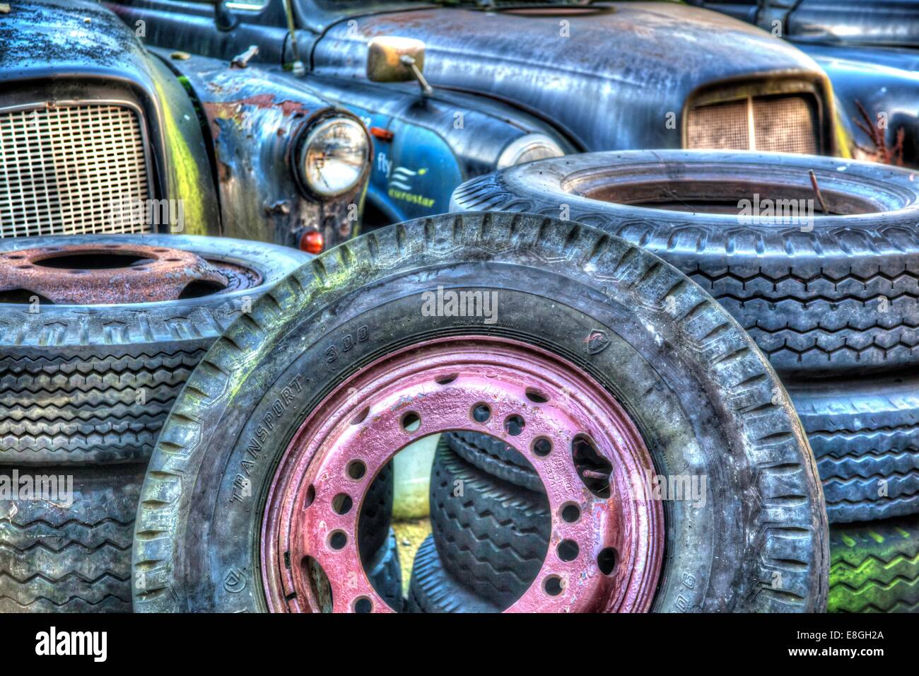 Dumped taxi hi-res stock photography and images - Alamy