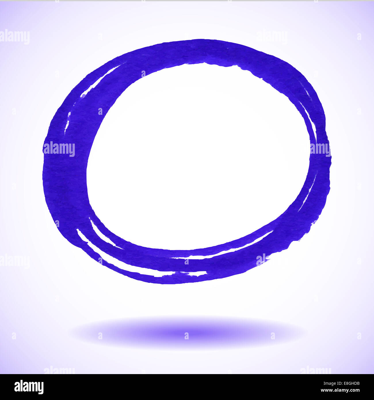 Blue vector marker circle stain hi-res stock photography and images - Alamy