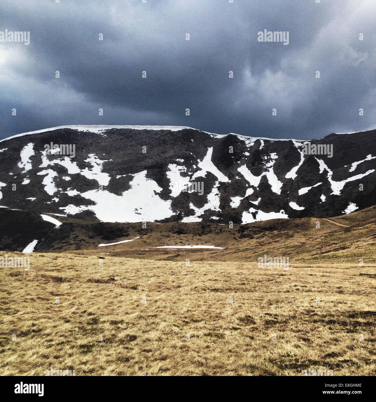 Storm clouds over mountain hi-res stock photography and images - Alamy