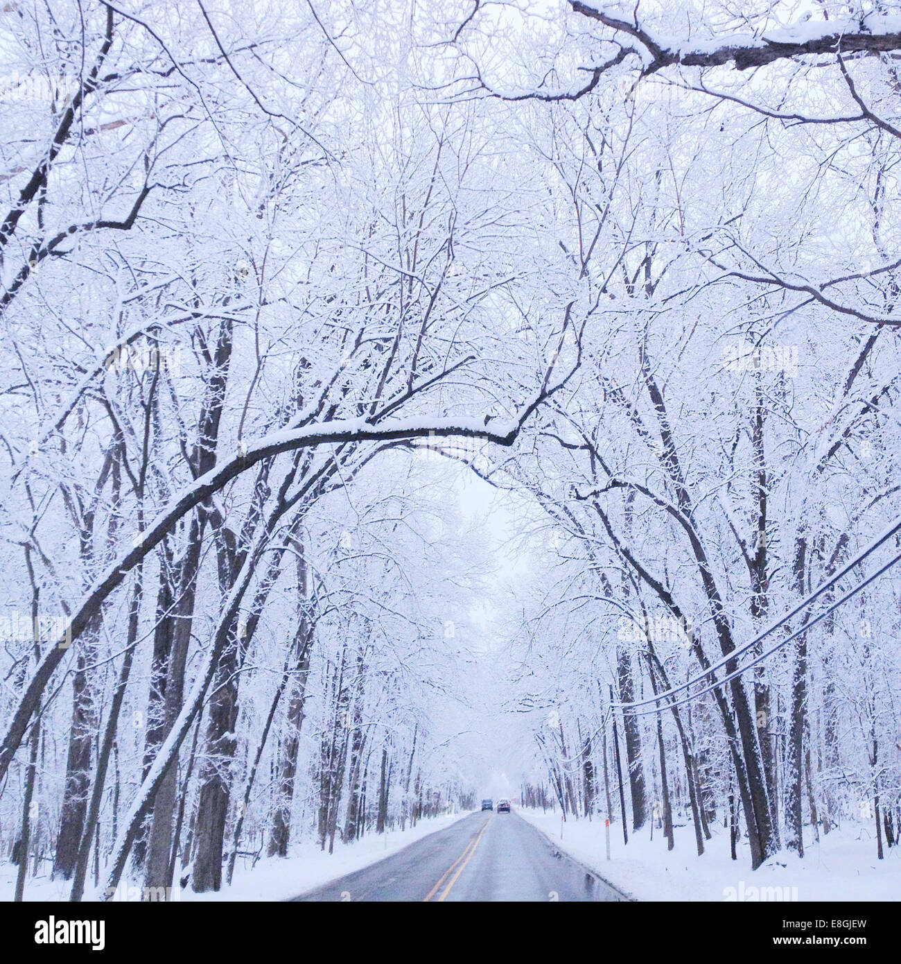 Illinois road hi-res stock photography and images - Alamy