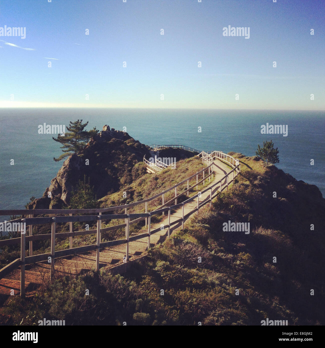 USA, California, Marin, Muir Beach, Muir Beach Overlook Stock Photo - Alamy