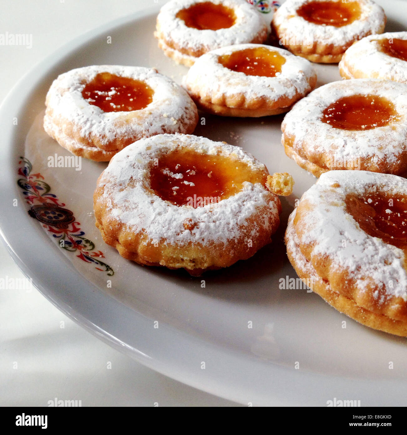 Italian cakes on plate Stock Photo: 74125589 - Alamy
