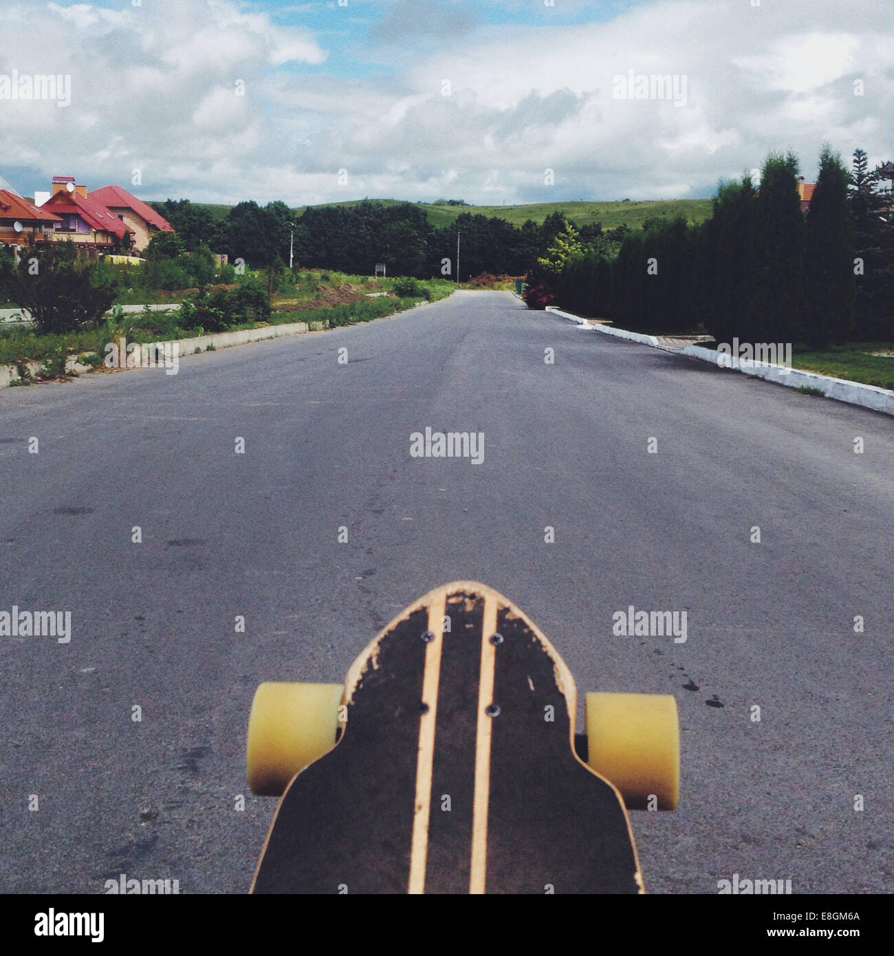 Skateboarding on the road hi-res stock photography and images - Alamy