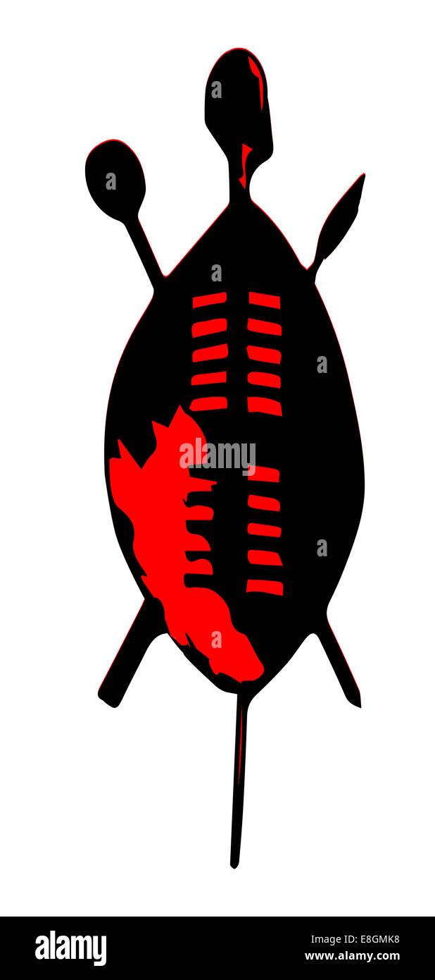 Zulu shield hi-res stock photography and images - Alamy