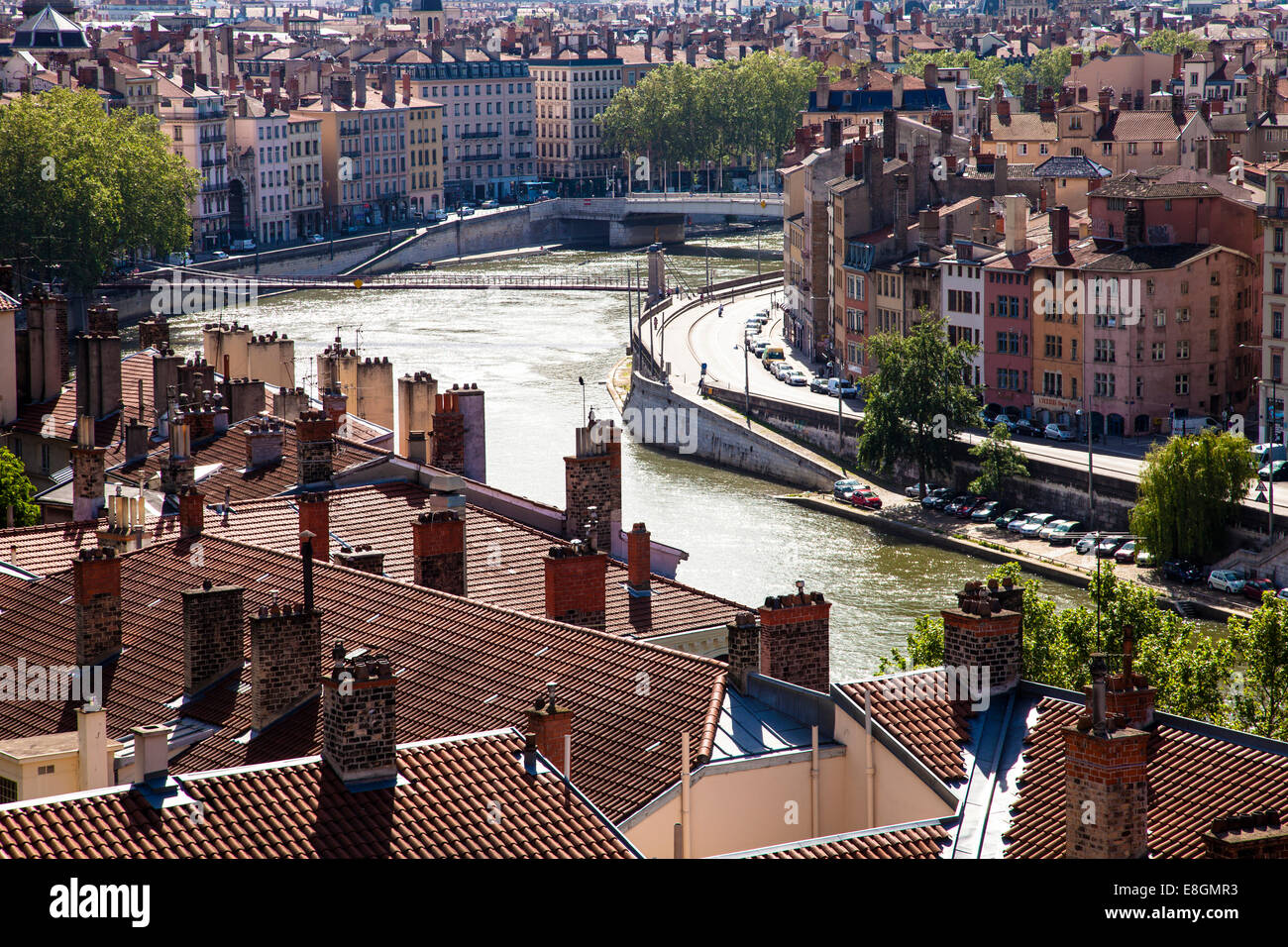 Downtown lyon hi-res stock photography and images - Alamy